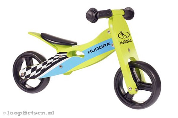 Hudora Smart bike 2 in 1 groen | Loopfietsen.nl