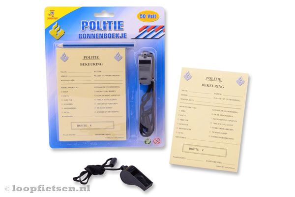 Funcars Politie bonnenboekje | Loopfietsen.nl
