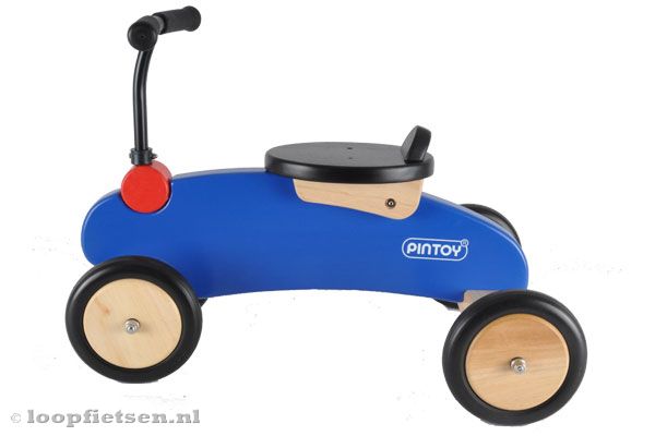 Woodtoys Blue Trike | Loopfietsen.nl