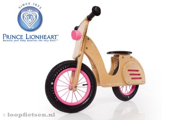 Woodtoys Prince Lionheart Scooter | Loopfietsen.nl