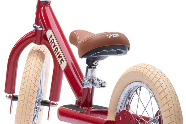 Trybike Steel vintage rood | Loopfietsen.nl