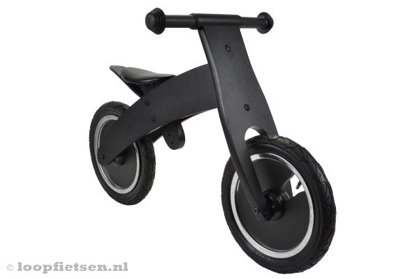 Woodtoys Chopper black 2in1 | Loopfietsen.nl