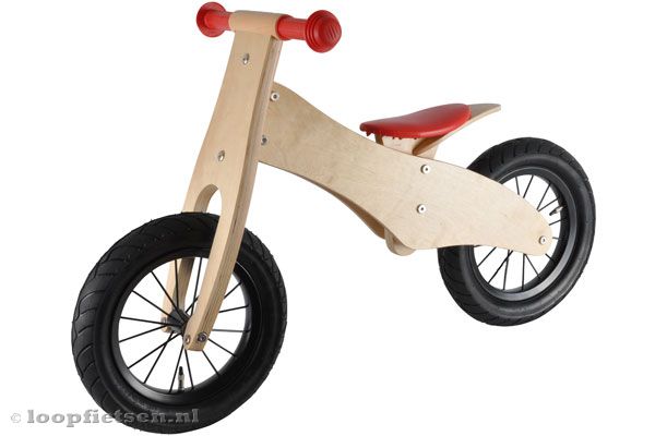 Woodtoys Natural racer | Loopfietsen.nl
