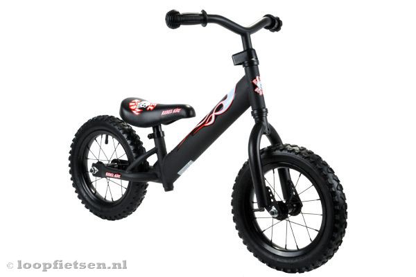 Rebel Kidz Racing Black luchtbanden | Loopfietsen.nl
